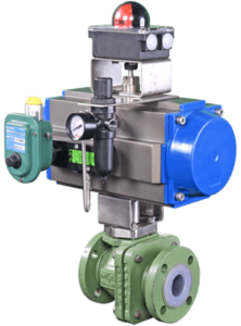 PFA Lined Ball Valves control your corrosive material flow