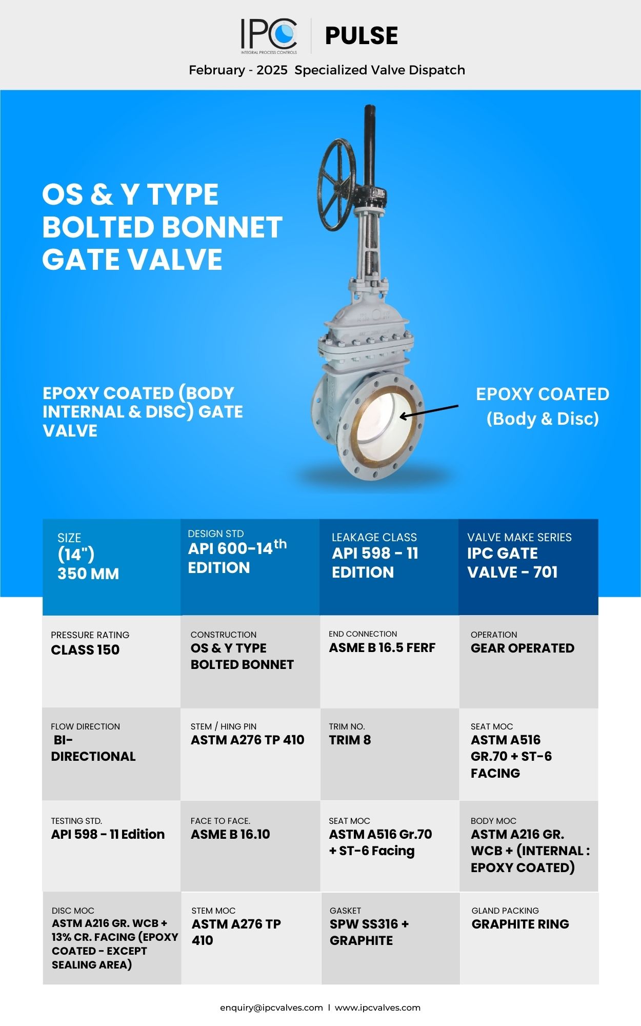IPC PULSE - IPC is a leading manufacturer of Gate, Globe, Check & Ball ...