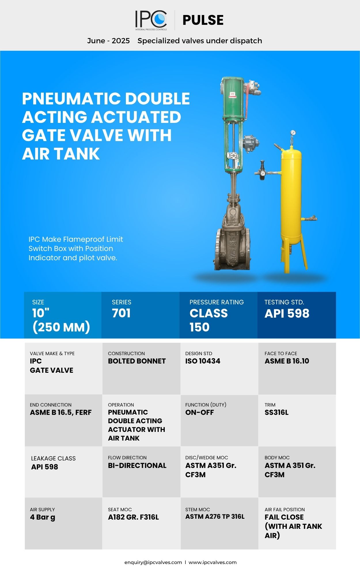 Specialized Industrial Valves Featured in IPC Pulse