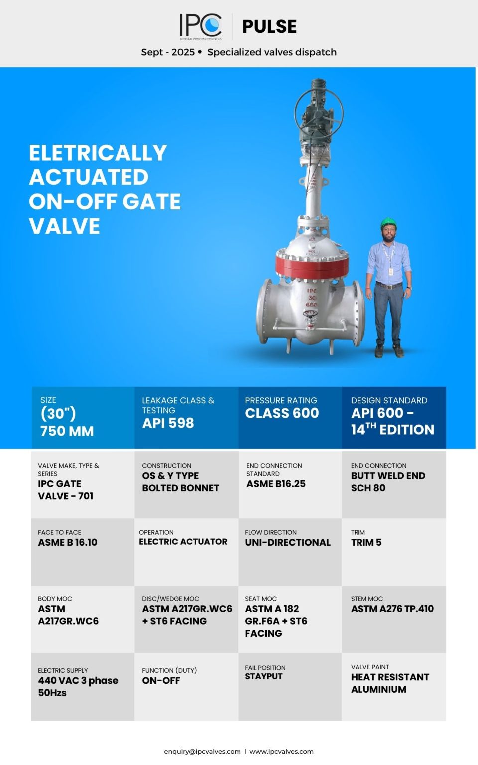 Specialized Industrial Valves Featured in IPC Pulse